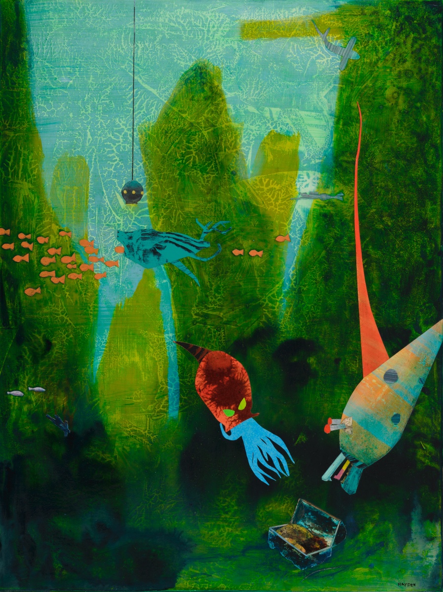 Fine Art Mixed Media Paintings by Kenneth Hayden