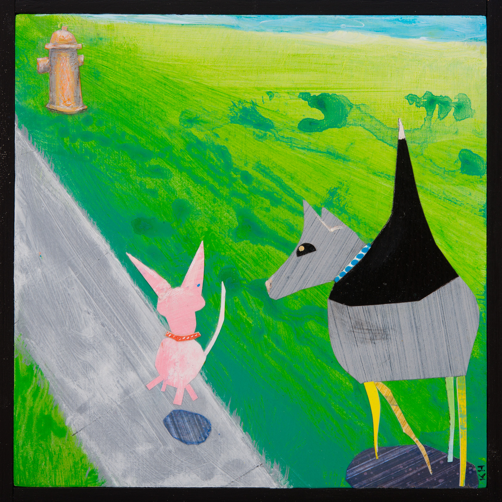 Fine Art Mixed Media Paintings by Kenneth Hayden