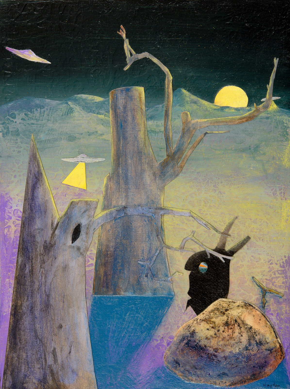 Fine Art Mixed Media Paintings by Kenneth Hayden